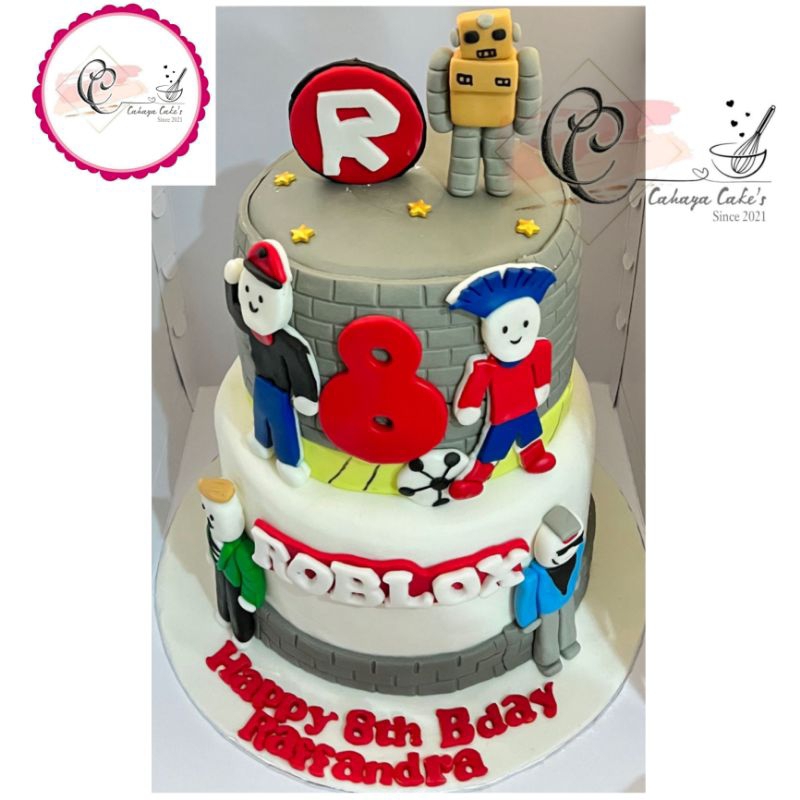 Jual Kue Ulang Tahun Roblox / Roblox Cake / Roblox Birthday / Birthday ...