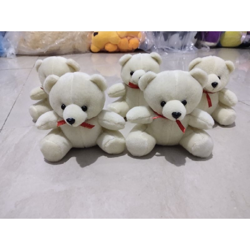 Jual Boneka mini teddy bear mini 15 cm/boneka buket/ | Shopee Indonesia