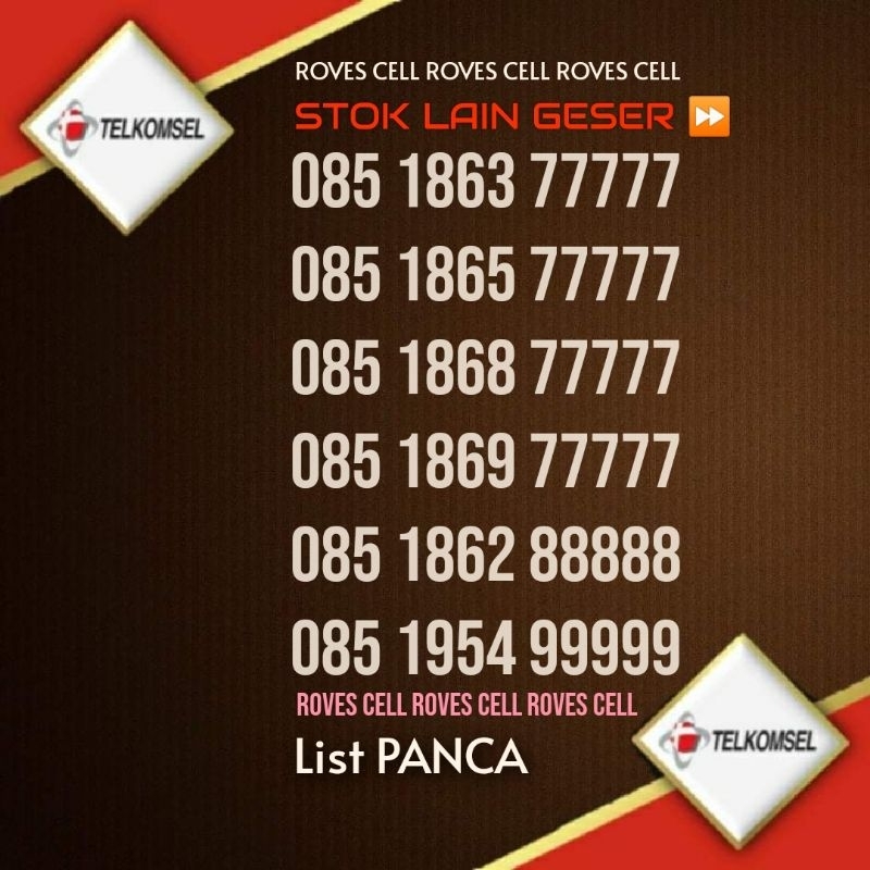 Jual NOMOR CANTIK TELKOMSEL PRABAYAR 4G LTE SERI KWARTET 2222 3333 5555 6666 7777 8888 9999 0000 ...