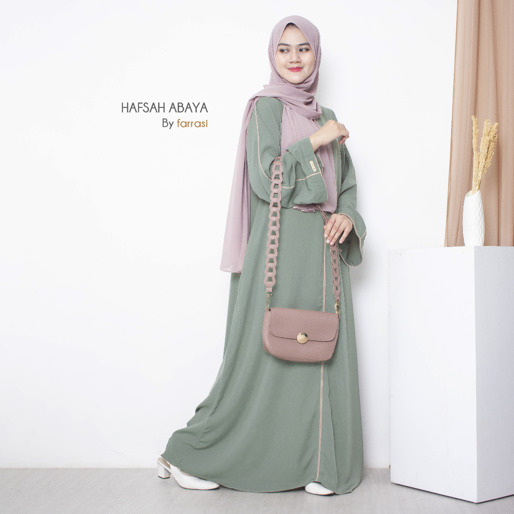 Jual Farrasi Abaya Hafsah / Abaya Turkey | Shopee Indonesia