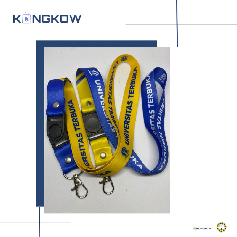 Jual Lanyard Universitas Terbuka Full Print 2 Sisi - UT (Best Quality ...