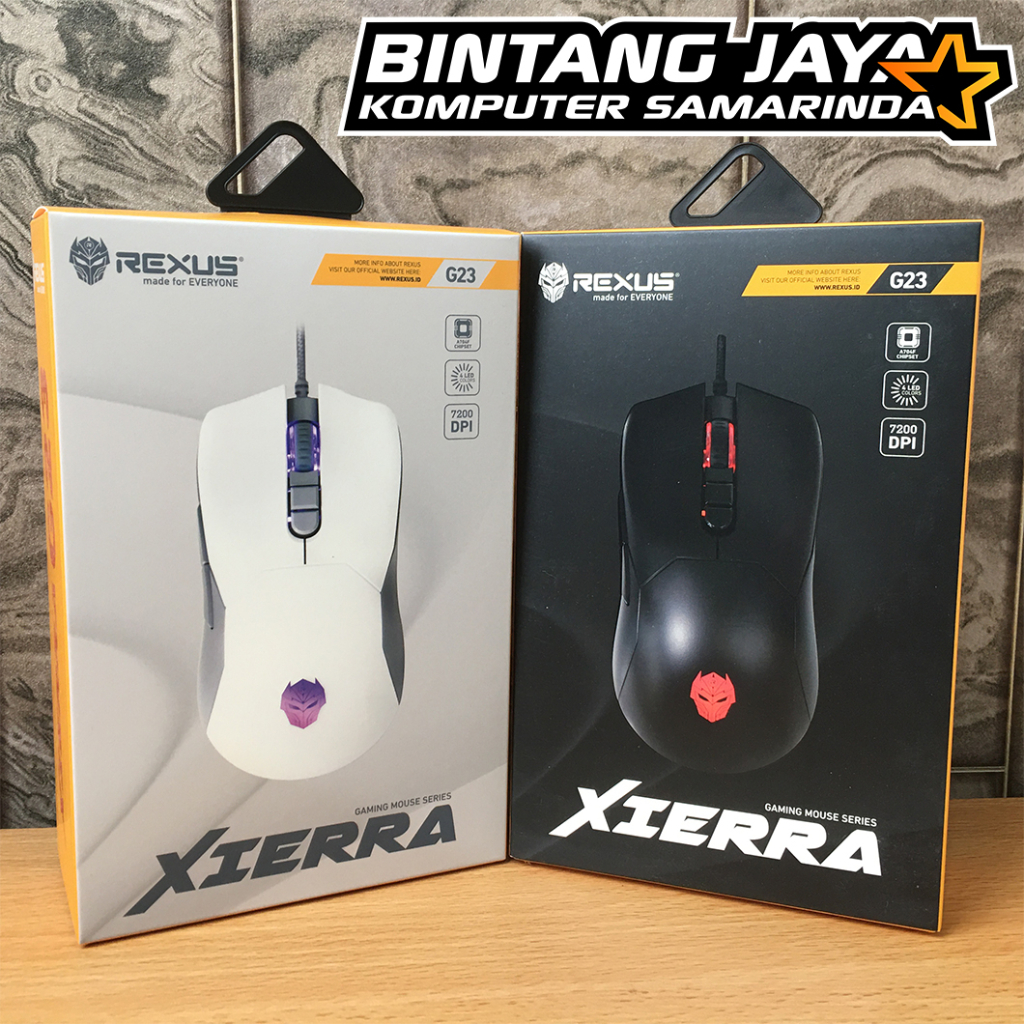 Jual Mouse Gaming Rexus Xierra G23 Ambidextrous Wired USB | Shopee ...
