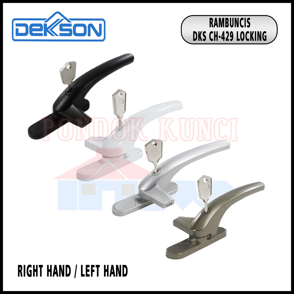 Jual Handle Jendela Dan Kunci Rambuncis Dekkson CH 429 Lock Casement ...