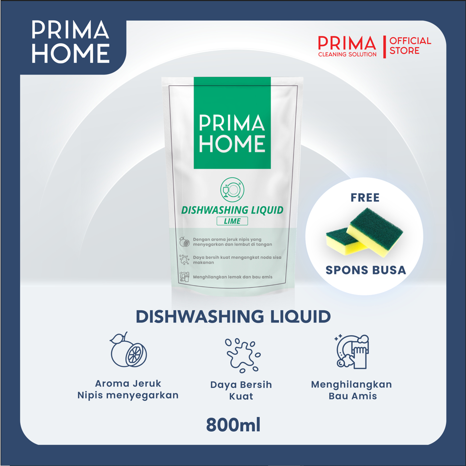Jual PRIMA Home Dishwashing Liquid 800ml - Premium | Shopee Indonesia