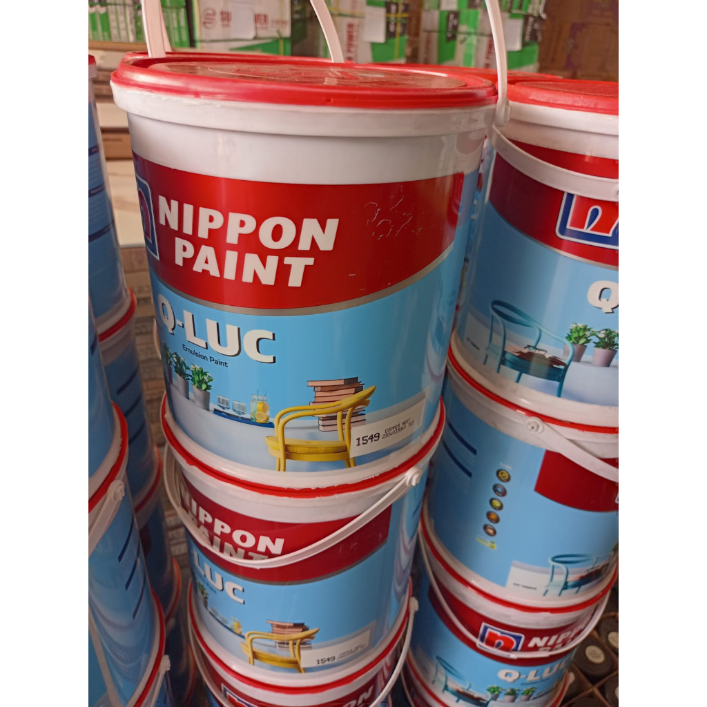 Jual CAT TEMBOK NIPPON PAINT Q-LUC 4,5KG 1549 COPPER GREY | Shopee ...
