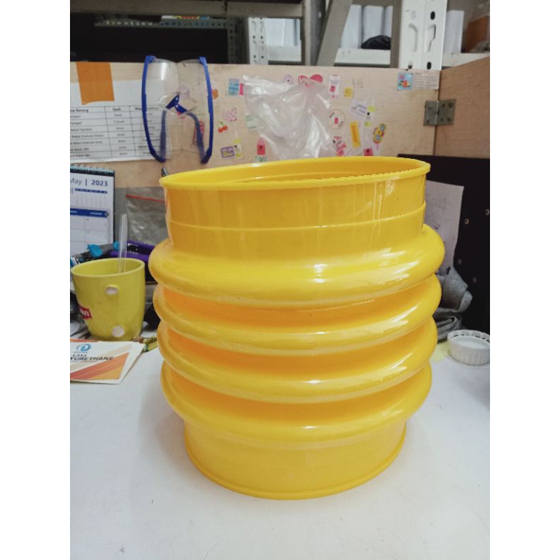 Jual Karet Spiral bellow stamper kuda karet kuning spiral bellow ...
