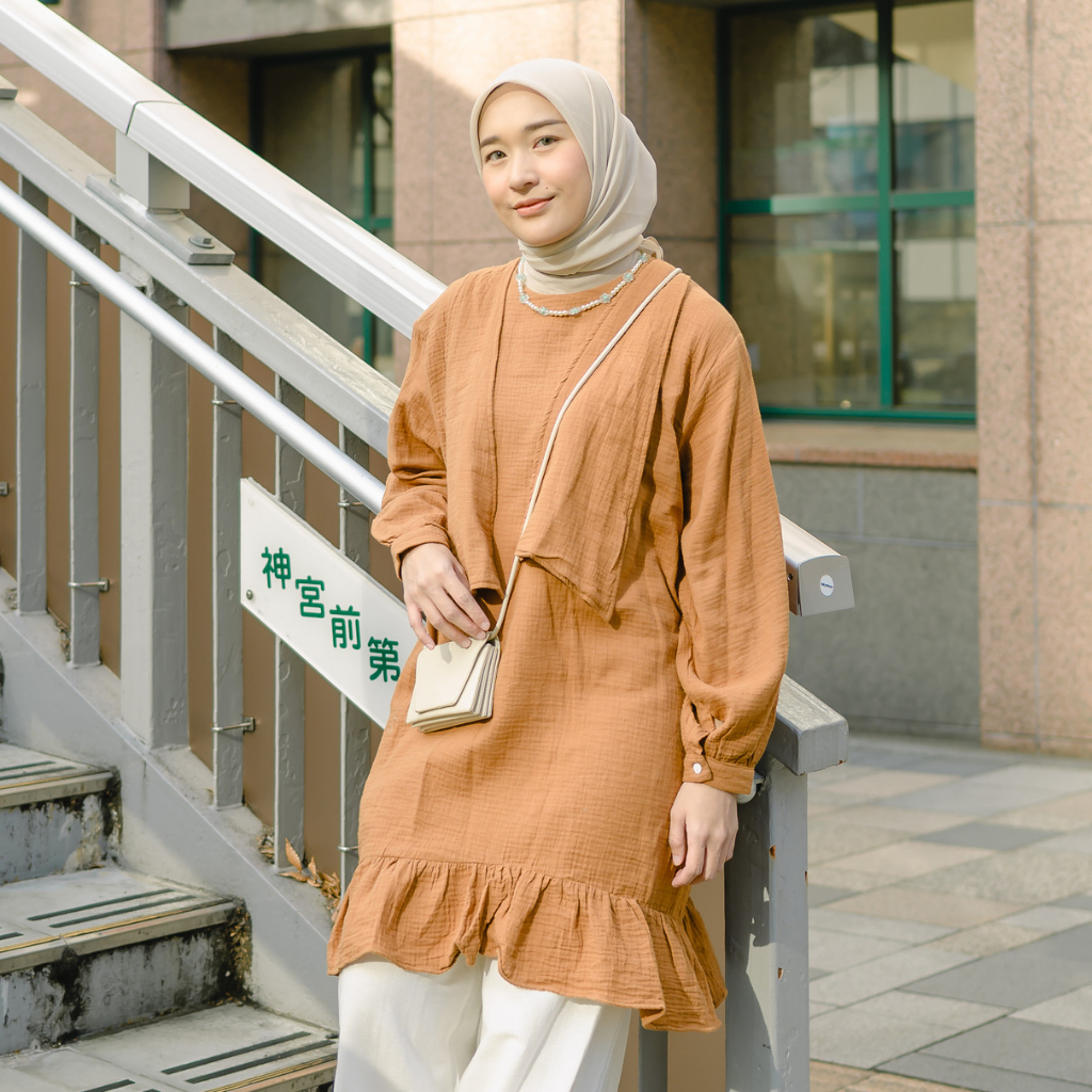 Jual Lozy Hijab - Aleeka Tunik (Tunik Korea Wanita Daily Bahan Katun ...