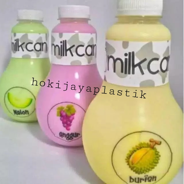 Jual BOTOL PLASTIK BOHLAM 320ml / BOTOL MINUM UNIK / BOTOL BENTUK JAMBU ...