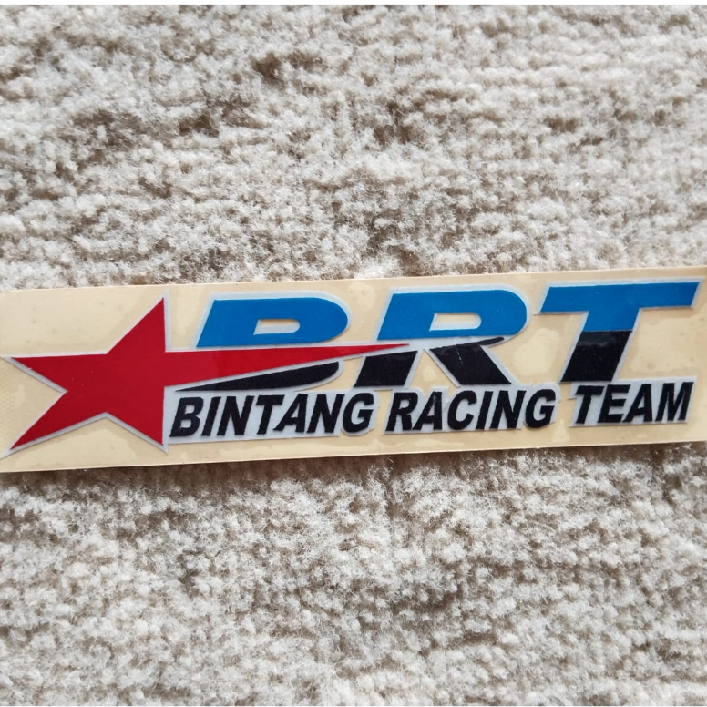 Jual STIKER KECIL CUTTING METALIK MOTIF TULISAN BINTANG RACING TEAM ...