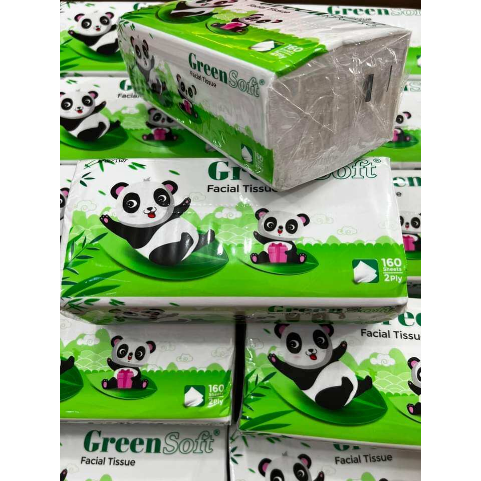 Jual Tissue Green Soft 160 Sheets 2Ply - Facial Tissue | Shopee Indonesia