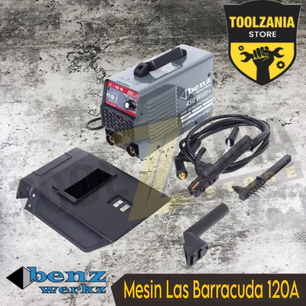 Jual Mesin las inverter welding barracuda 120A mesin trafo las benz ...
