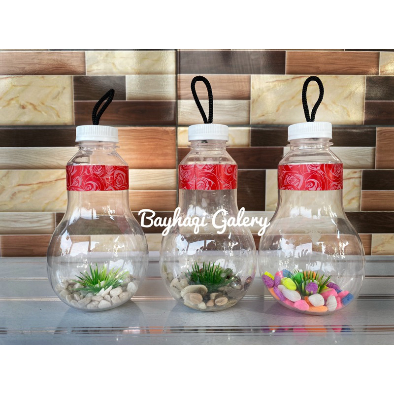 Jual AQUARIUM UNIK BOHLAM ANTI BOCOR // BOTOL AQUARIUM // BOTOL HIASAN ...