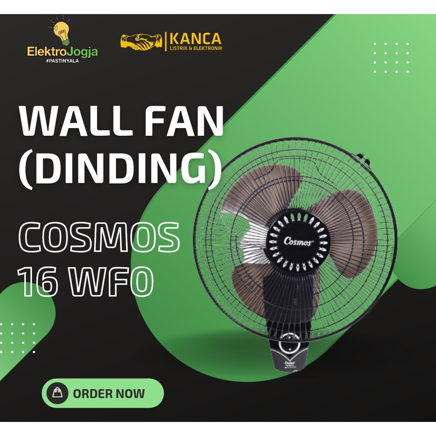 Jual Cosmos Kipas Dinding 16" WFO Garansi Resmi Wall Fan Cosmos WFO 16 ...