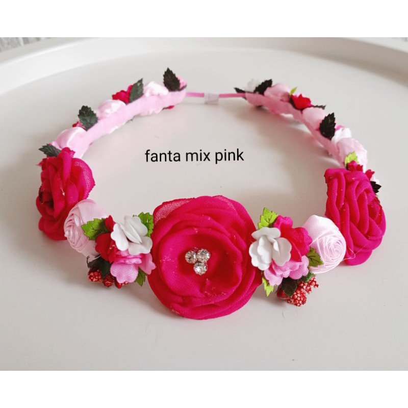 Jual Mahkota Bunga Flower Crown Bandana Anak - Nabila Flowercrown ...