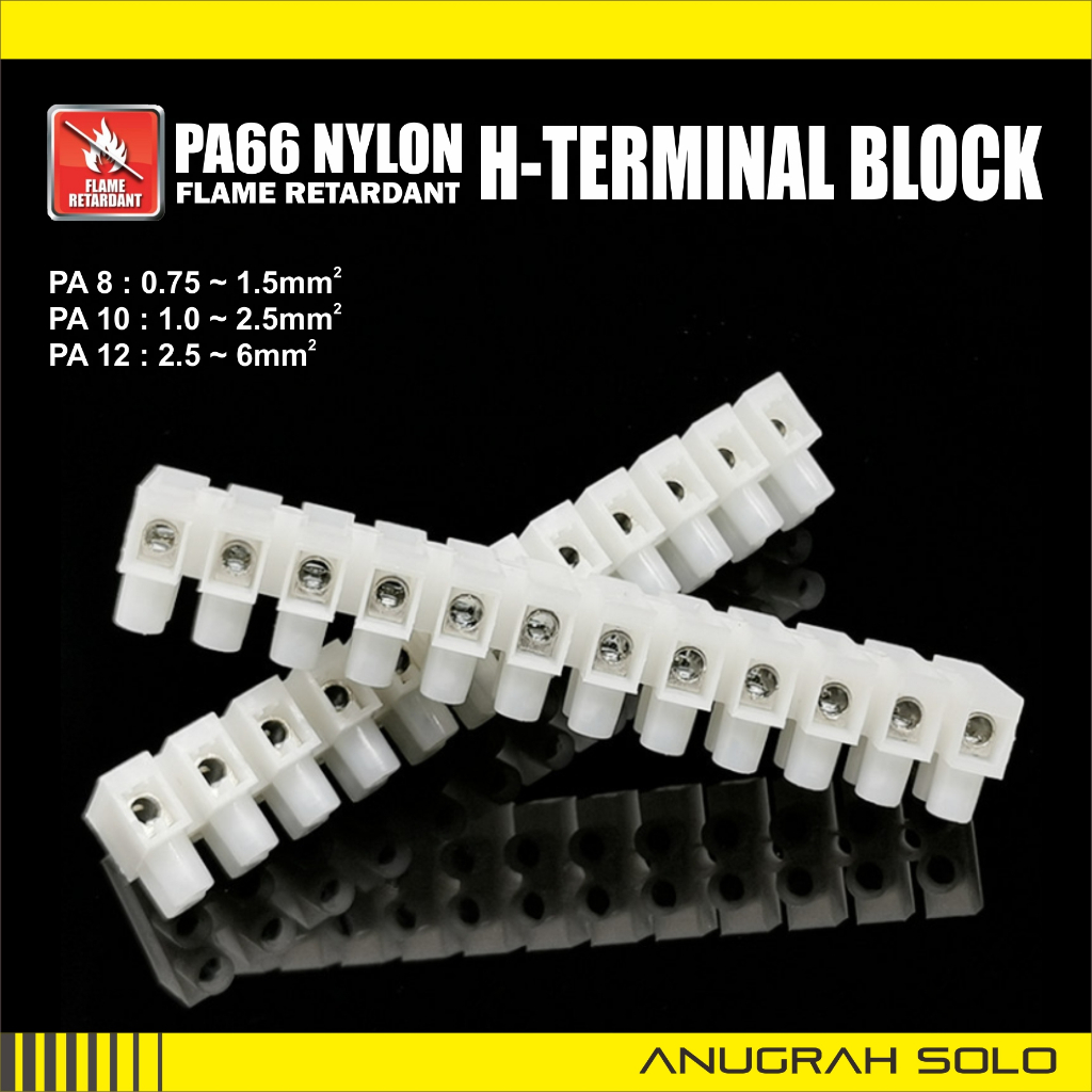 Jual Terminal Krustin 8mm 10mm 12mm Terminal Blok Nylon 12P | Shopee ...
