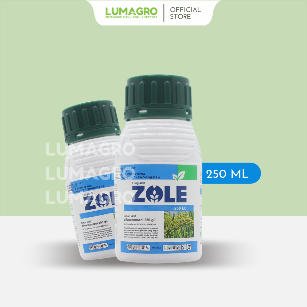 Jual Fungisida Zole 250EC 250ml Difenokonazol Pengendali Hama Busuk ...