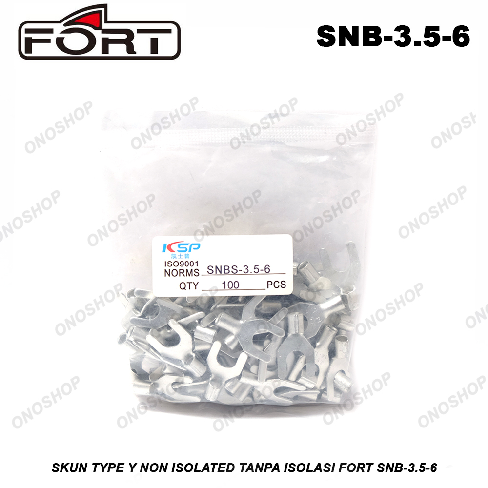 Jual Skun Type Y Non Isolated Tanpa Isolasi FORT SNB-3.5-6 For Cable 2.5 - 4 mm | Shopee Indonesia