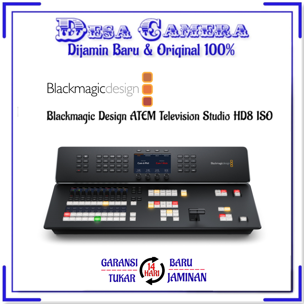 Jual Blackmagic Design ATEM Television Studio HD8 ISO | Shopee Indonesia