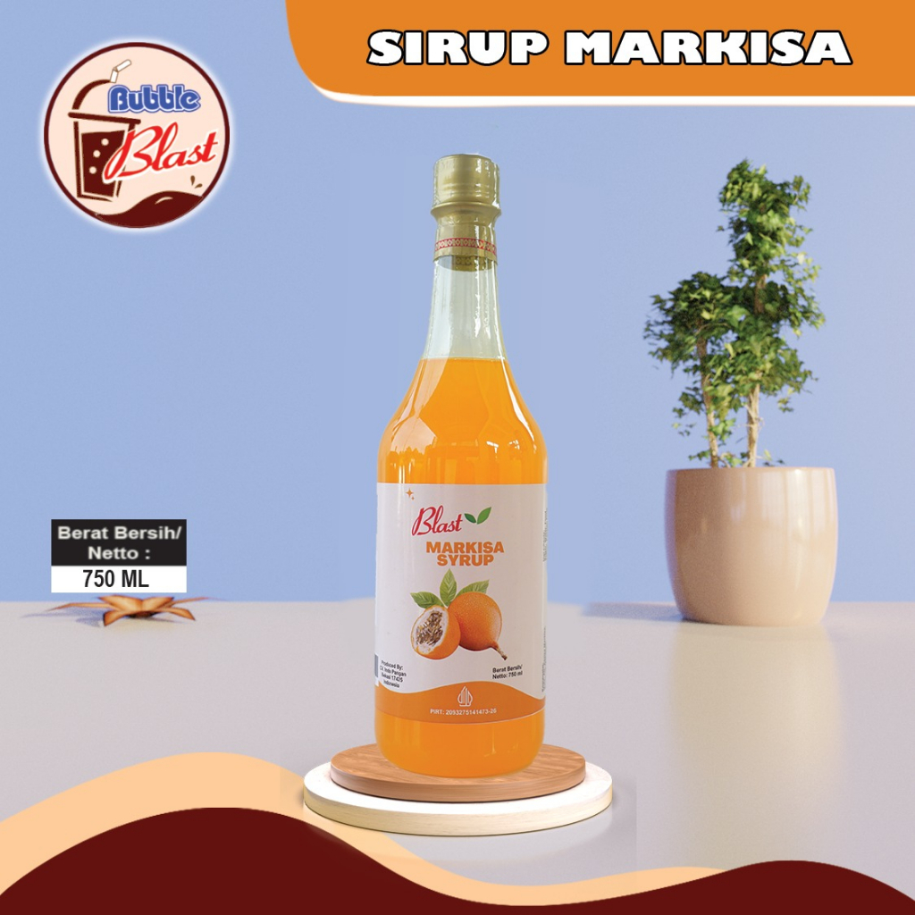 Jual Syrup Buah Rasa Markisa 1kg (750 ml) | Shopee Indonesia