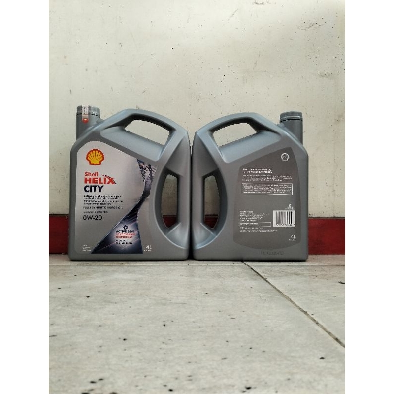 Jual Shell HX City 0W-20 Fully Synthetic API SP, ILSAC GF6 Kemasan 4 ...