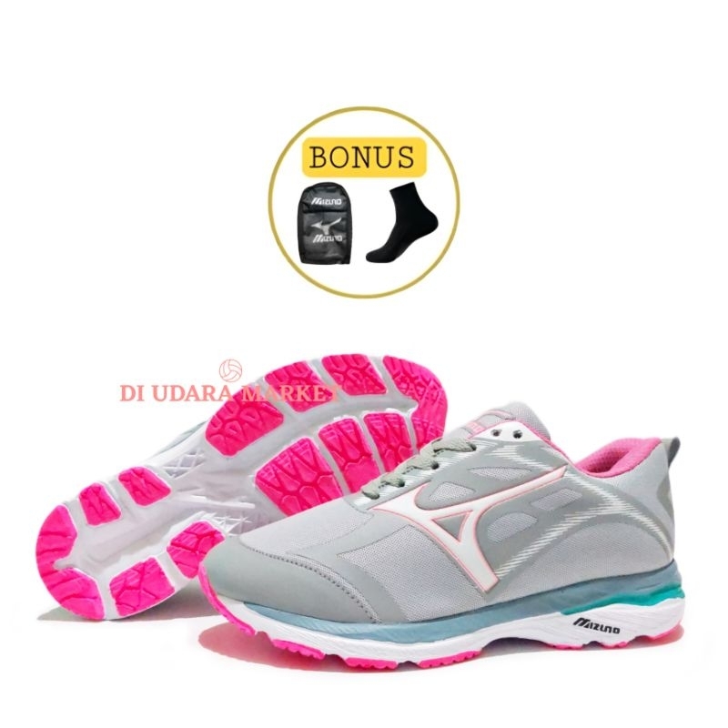 Jual Sepatu Lari Wanita Mizuno Wave Inspire / Sepatu Olahraga Cewek ...
