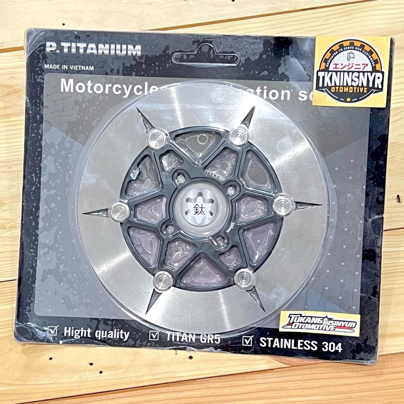 Jual Disc Brake Cakram Depan P Titanium Floating Vario BeAT Scoopy ...
