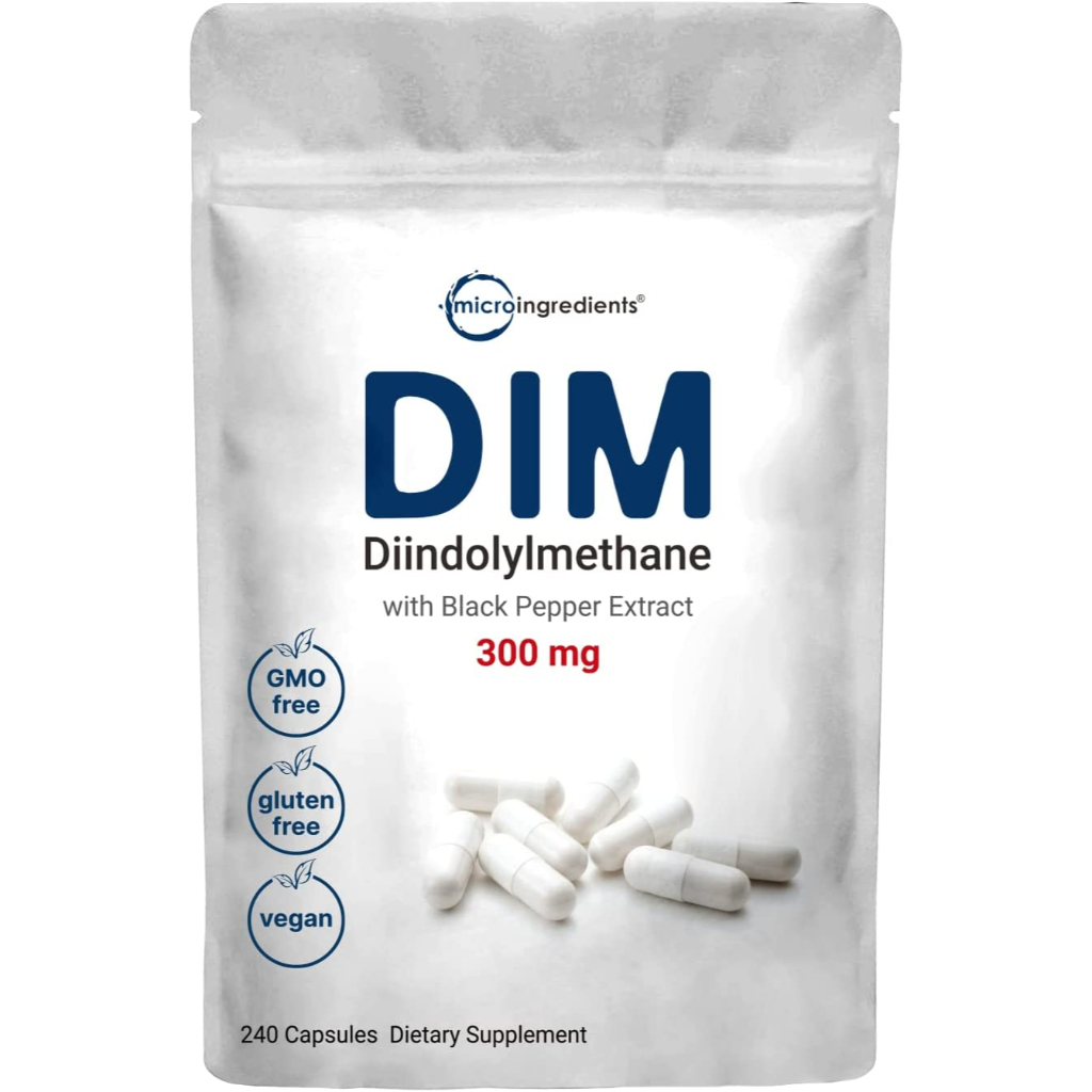 Jual Micro ingredients DIM (BLACKPEPPER) 300mg Original 240 Capsules ...