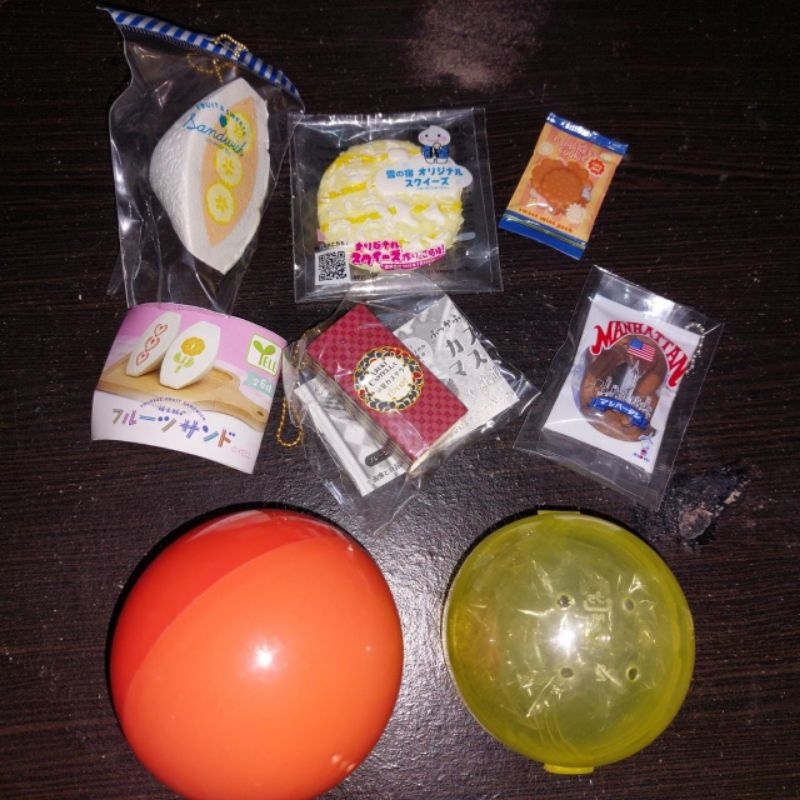 Jual Paket 5 Rare Squishy Jdream Mini n Miniature Original Japan Gacha ...