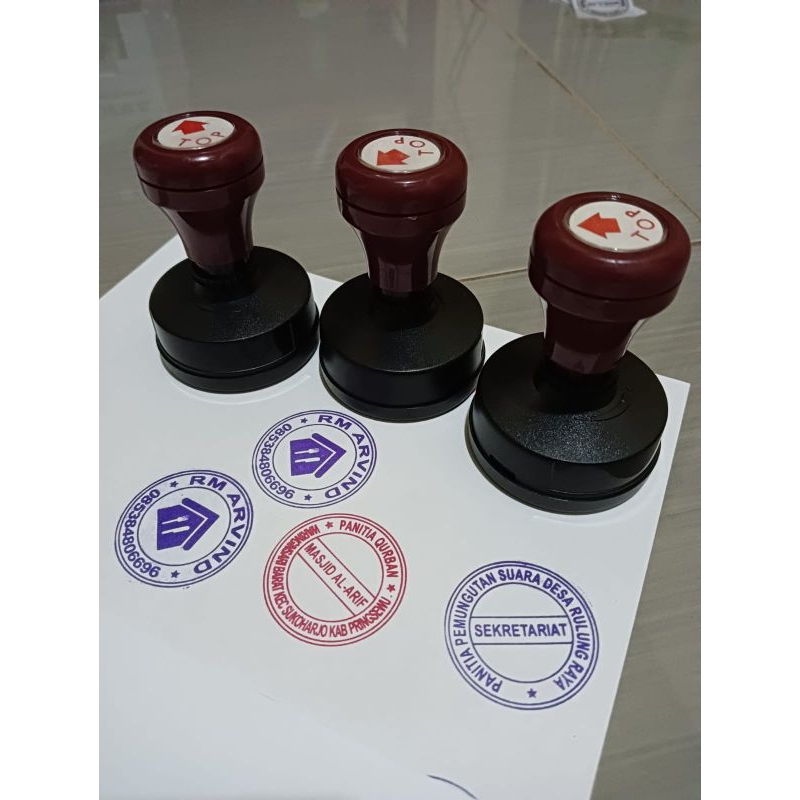 Jual stempel flash 1 jam jadi langsung kirim free Desain | Shopee Indonesia