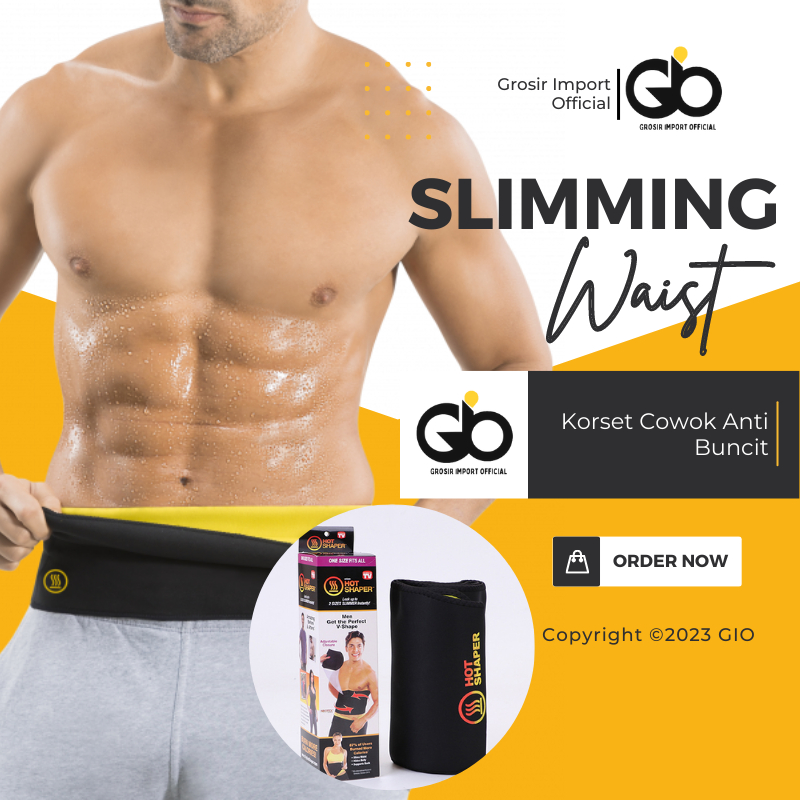 Jual Korset Perut Olahraga Volly Gym Fitness WAIST MAN Pelangsing ...