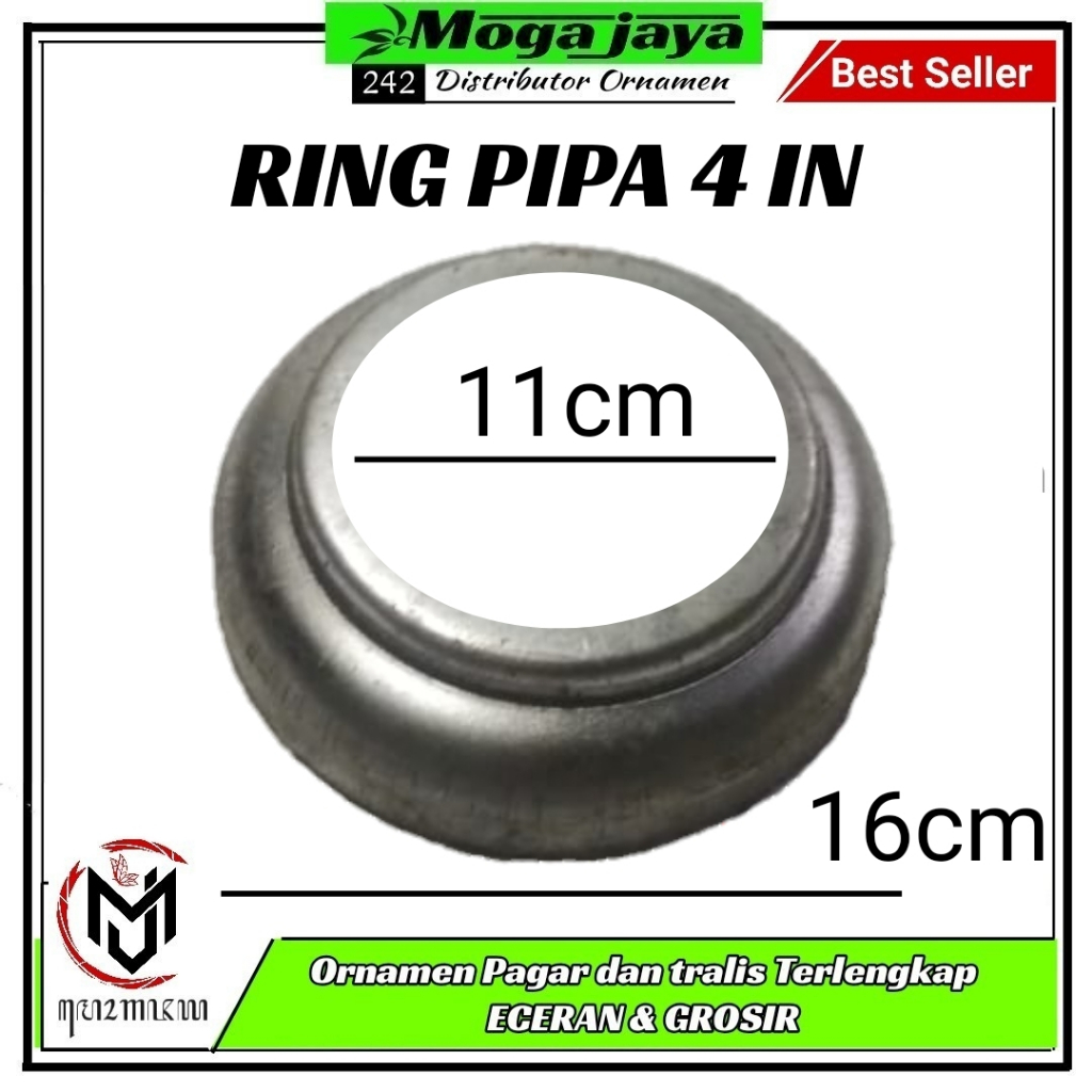 Jual ring pipa ornamen pagar besi tempa | Shopee Indonesia