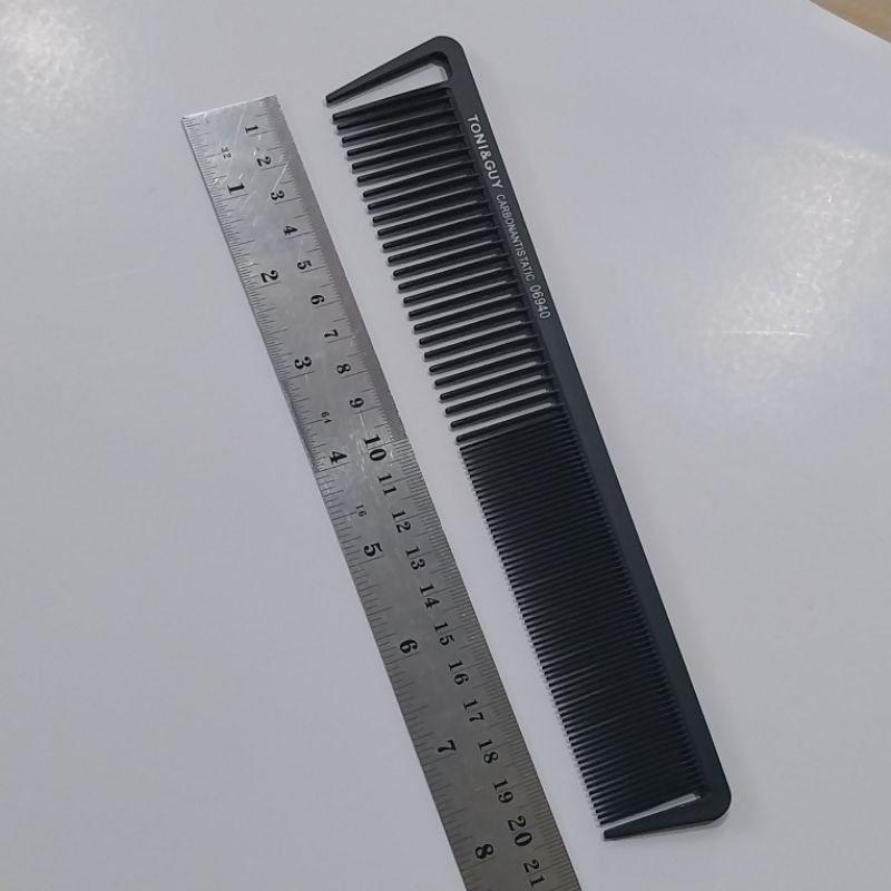 Jual Sisir Carbonantistatic TONY&GUY Sisir Barber Sisir Potong Rambut ...