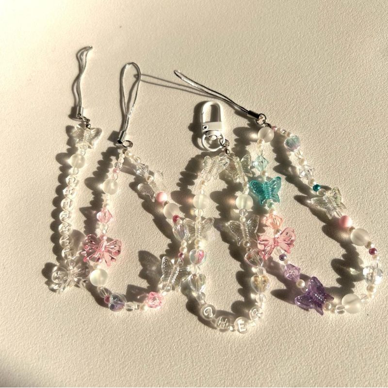 Jual Gantungan kunci beads | Gantungan Handphone | Gantungan beads ...