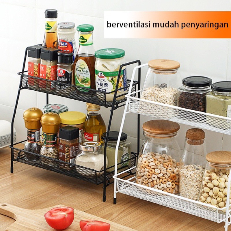 Jual RAK DAPUR SUSUN SERBAGUNA / RAK BUMBU DAPUR MINIMALIS | Shopee ...
