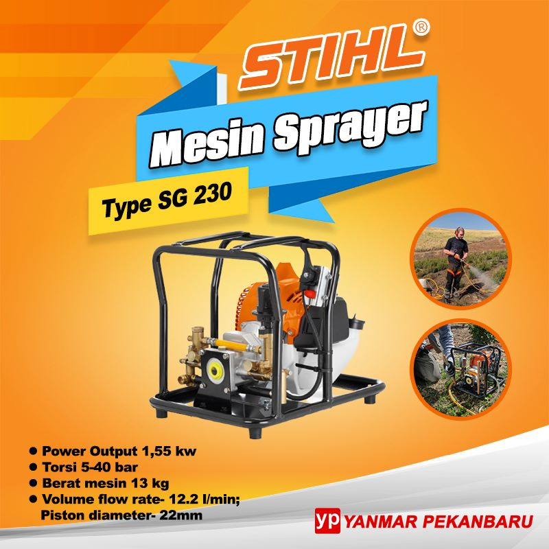 Jual Mesin Semprot Air Pertanian Sprayer Portable STIHL SG 230 | Shopee ...