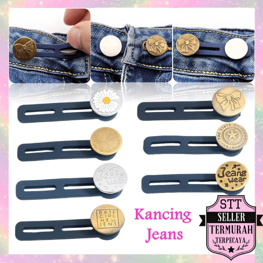 Jual STT Kancing Celana Jeans Metalic Aksesoris Kancing Jeans Panjang ...