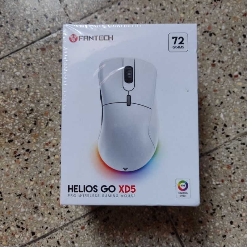 Jual Fantech Helios GO XD5 Mouse wireless gaming RGB Dual Mode PIXART ...