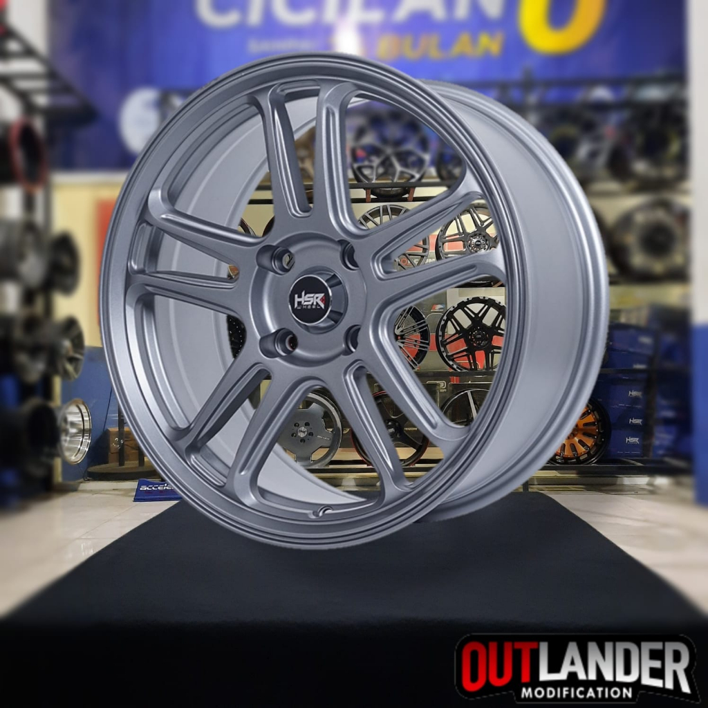 Jual Velg Racing Mobil Xenia Livina Kijang LGX Ring 17 HSR NX SPO R17 GREY | Shopee Indonesia