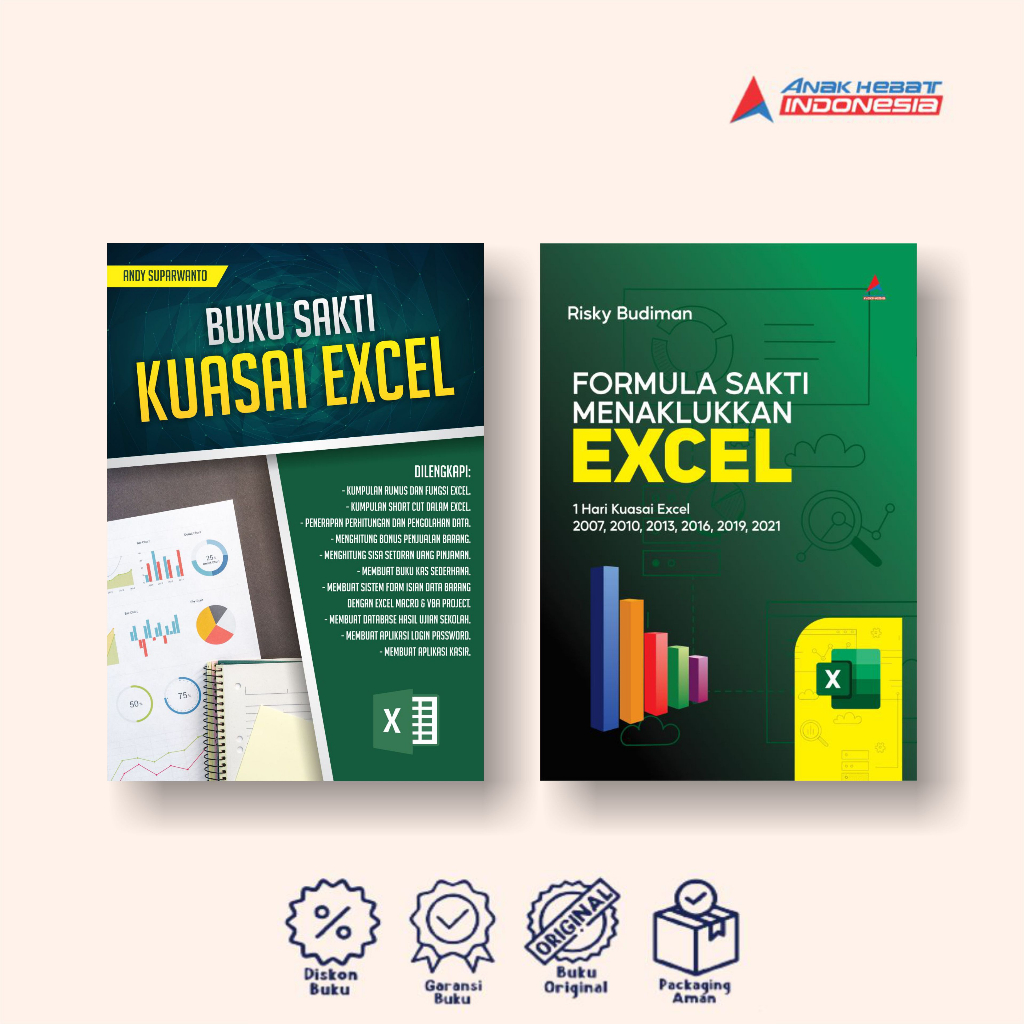 Jual Buku Sakti Kuasai Excel & Formula Sakti Menaklukkan Excel: Rumus ...