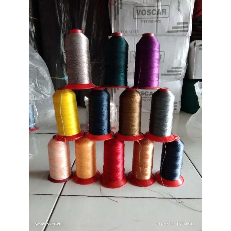 Jual benang jahit nylon bonded 280/3 tkt 30 sunjin | Shopee Indonesia