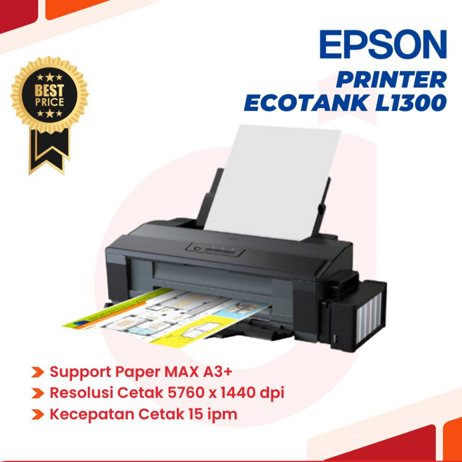 Jual Printer Epson L 1300 Printer A3 L1300 GARANSI RESMI | Shopee Indonesia