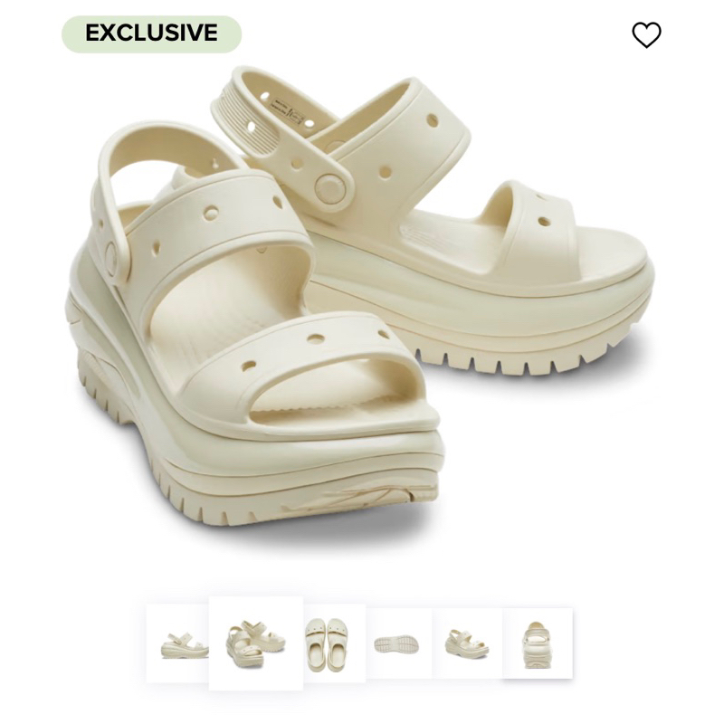 Jual PL VVGC Crocs Mega Crush Sandal Sz 38-39 (EUR) | Shopee Indonesia