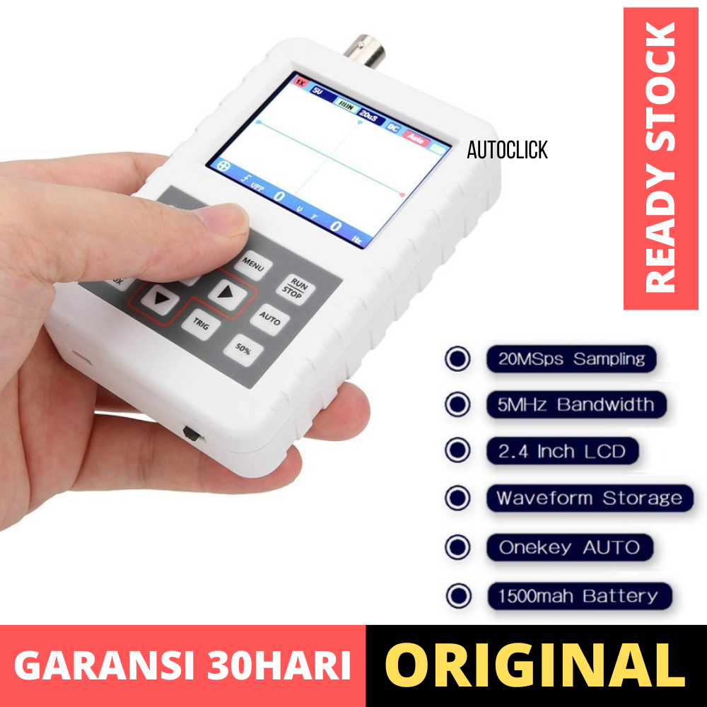 Jual Osiloskop Digital Oscilloscope Handheld Mini Portable 20MSps 5Mhz ...