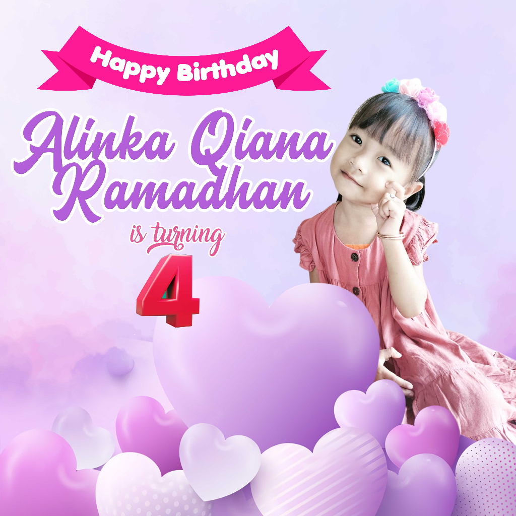 Jual Spanduk /Banner / Backdrop Ulang Tahun Anak Custom | Gratis Desain ...