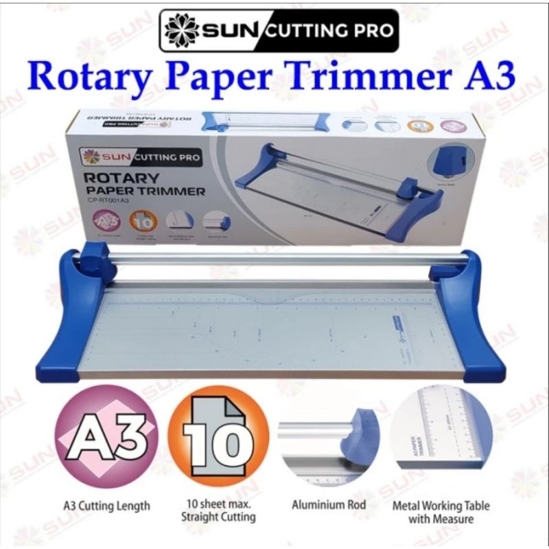 Jual Alat Potong Kertas Rotary A3/A2 Vertikal (440 mm) - Paper Cutter ...
