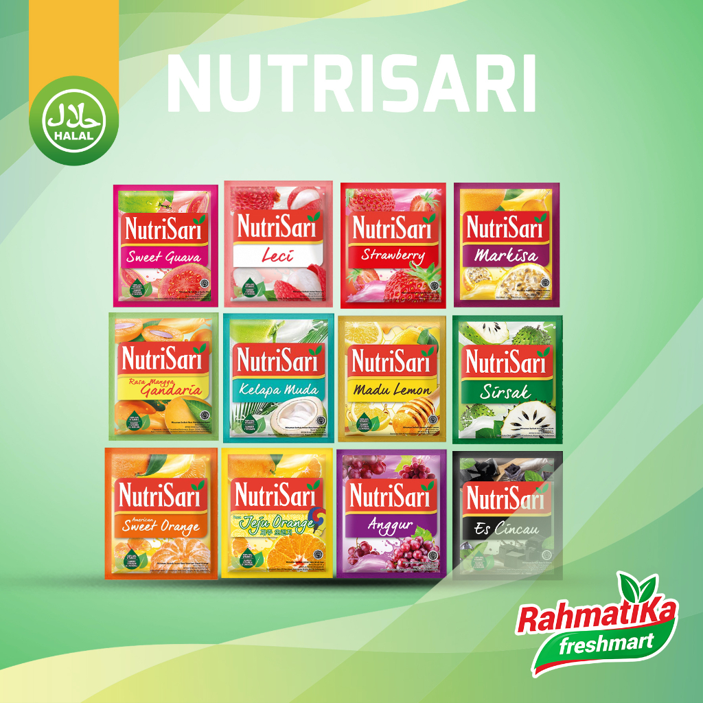Jual Nutrisari Aneka Rasa (10 Sachet) | Shopee Indonesia