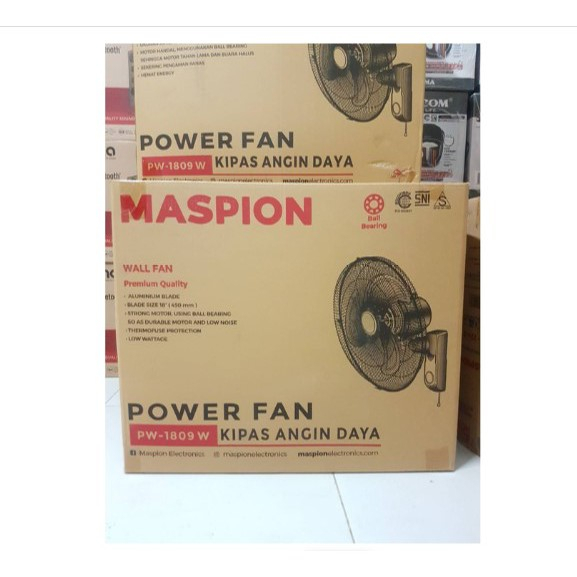 Jual Kipas Angin Dinding Maspion 18 Inch Power Fan Maspion PW 1809 W 18 ...