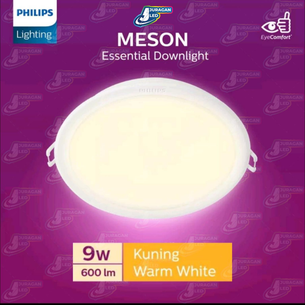 Jual Philips Downlight MESON 105 9W 3000K WH Recessed LED | Shopee ...