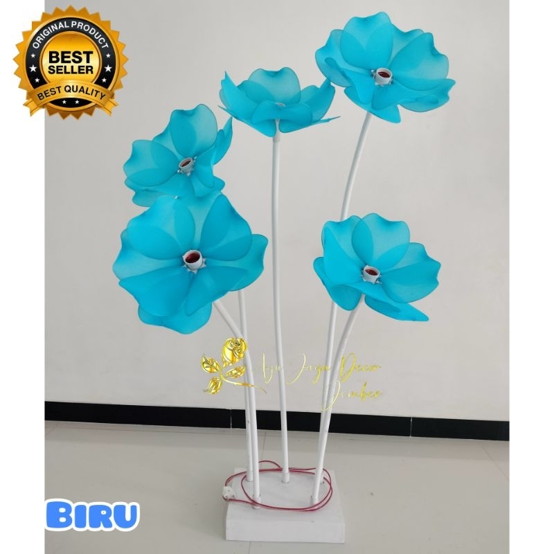 Jual standing bunga lampu dekorasi/lampu taman/lampu hias/lampu ruang ...