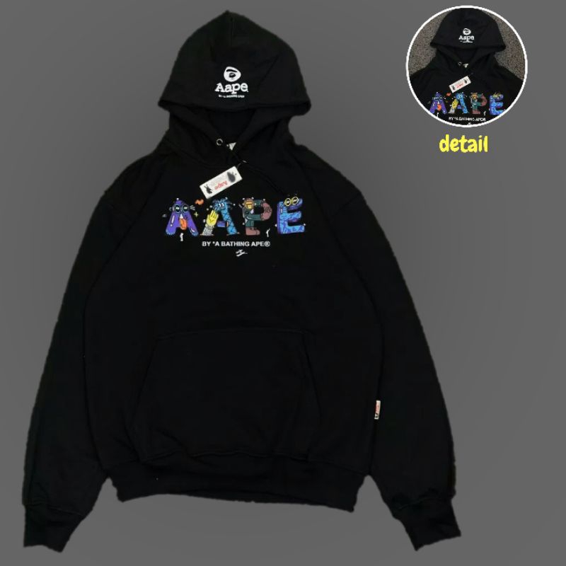 Jual Jaket Hoodie Bathing Ape Bape x Spongebob / Bape x NASA/ Bape x ...